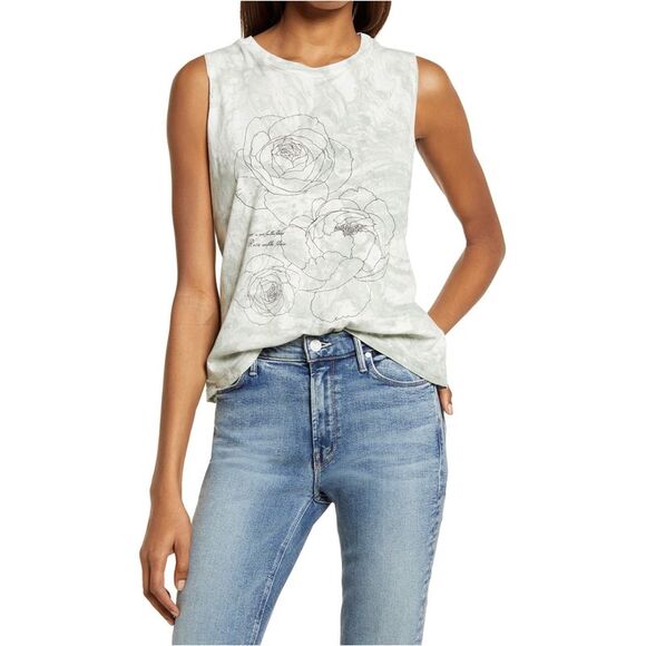 Treasure & Bond | Tops | Treasure Bond Womens Roses Tank Top Marblewash ...